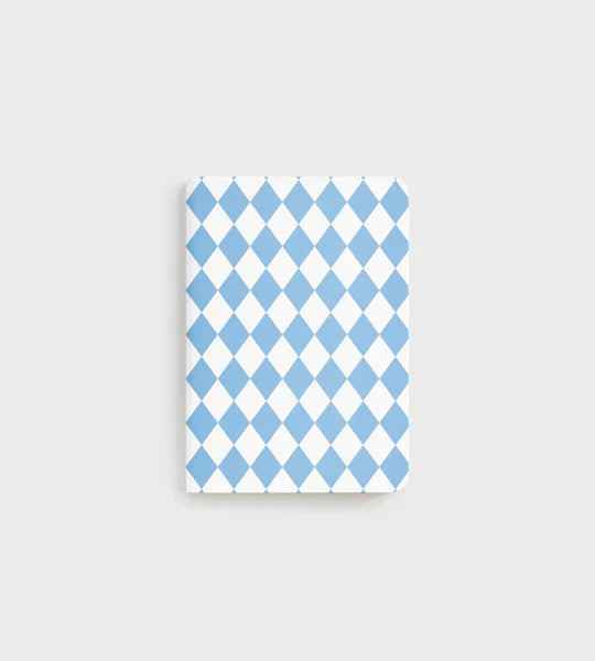B7 Pocket Notebook - Blue Diamonds – City Hall